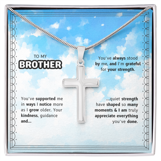 Artisan Cross with Snake Chain – velixxo